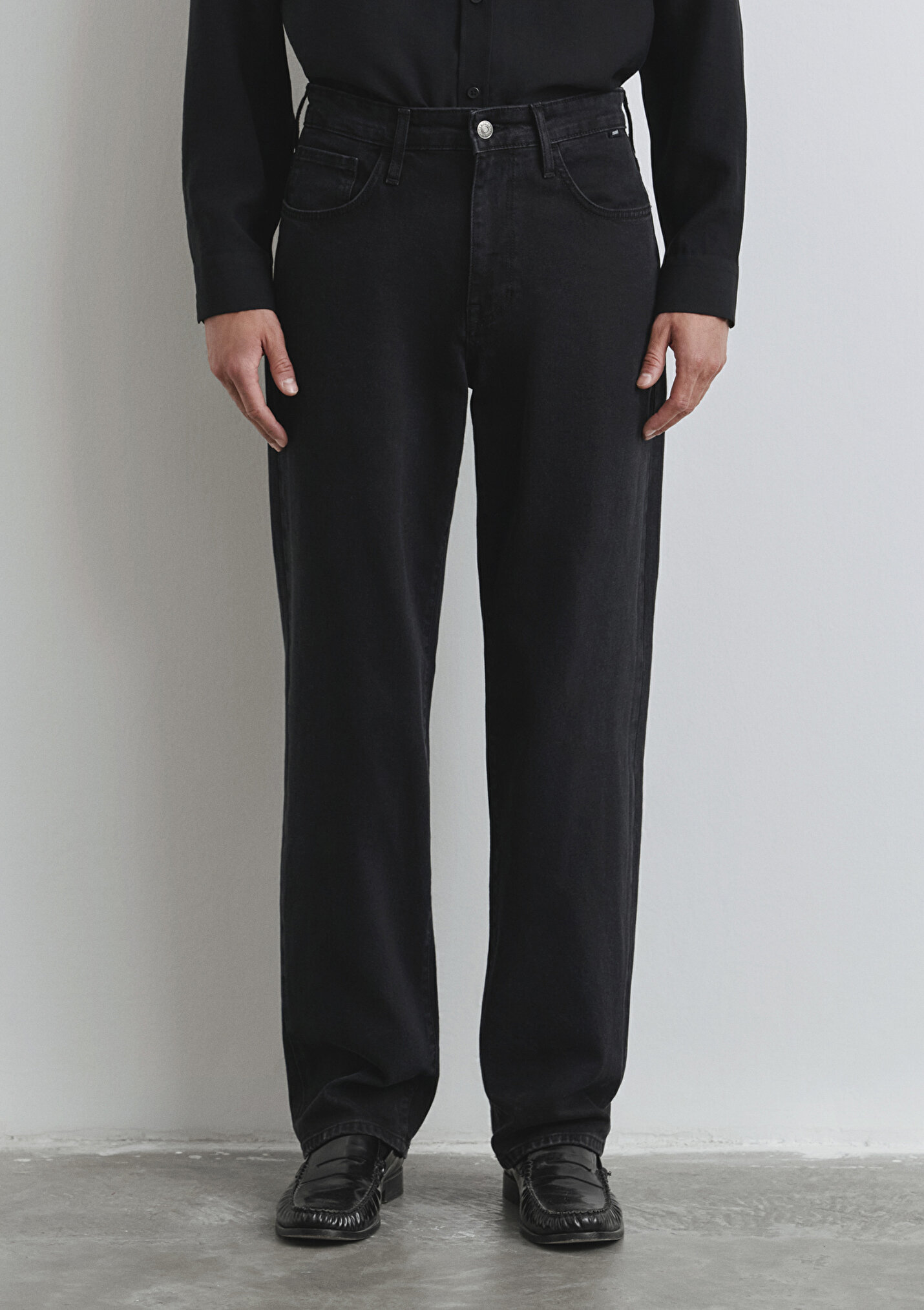 Erkek Mitte Street Koyu Antrasit Smoke Jean Pantolon