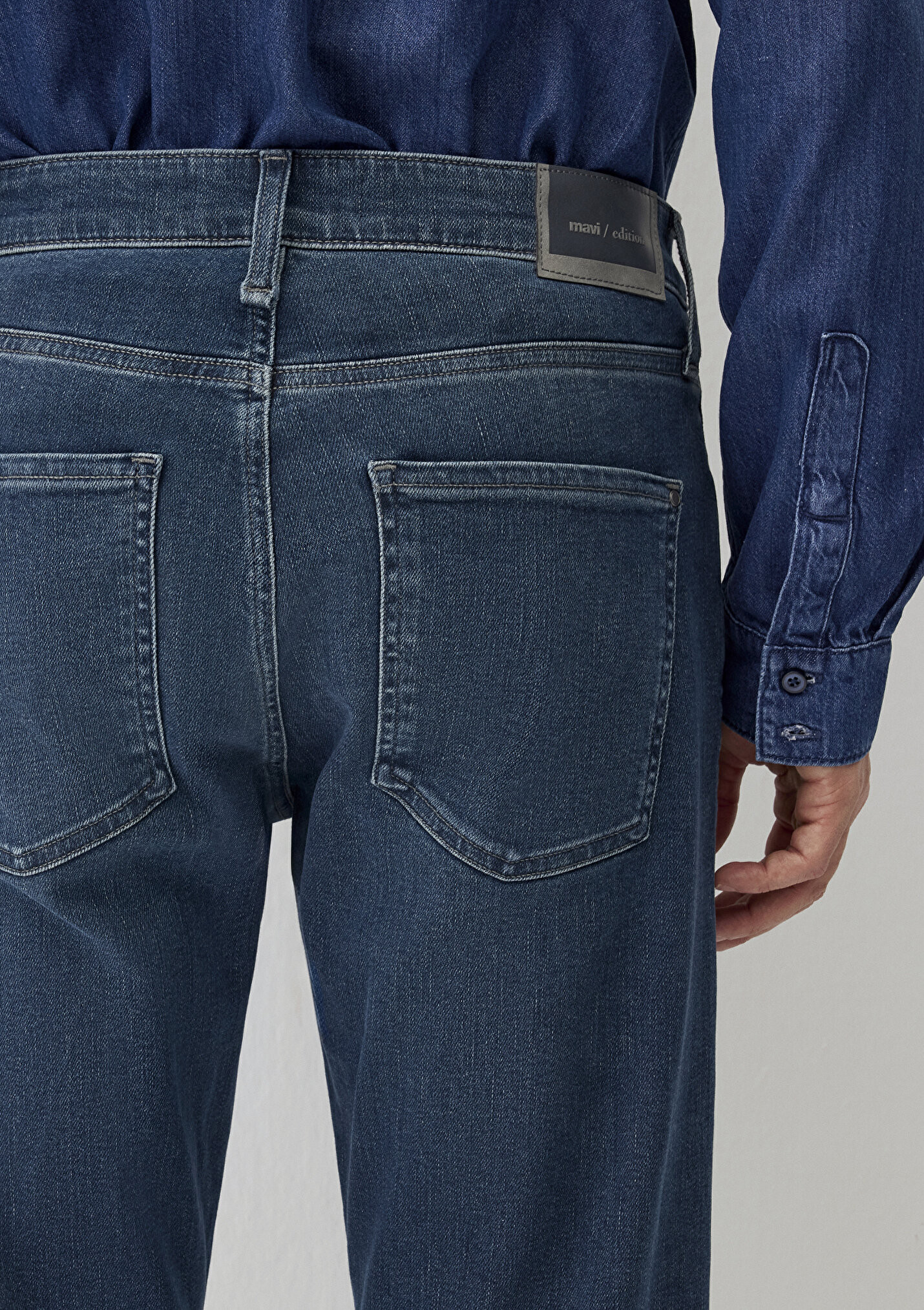 Outlet Erkek London Edition Vintage Mavi Jean Pantolon