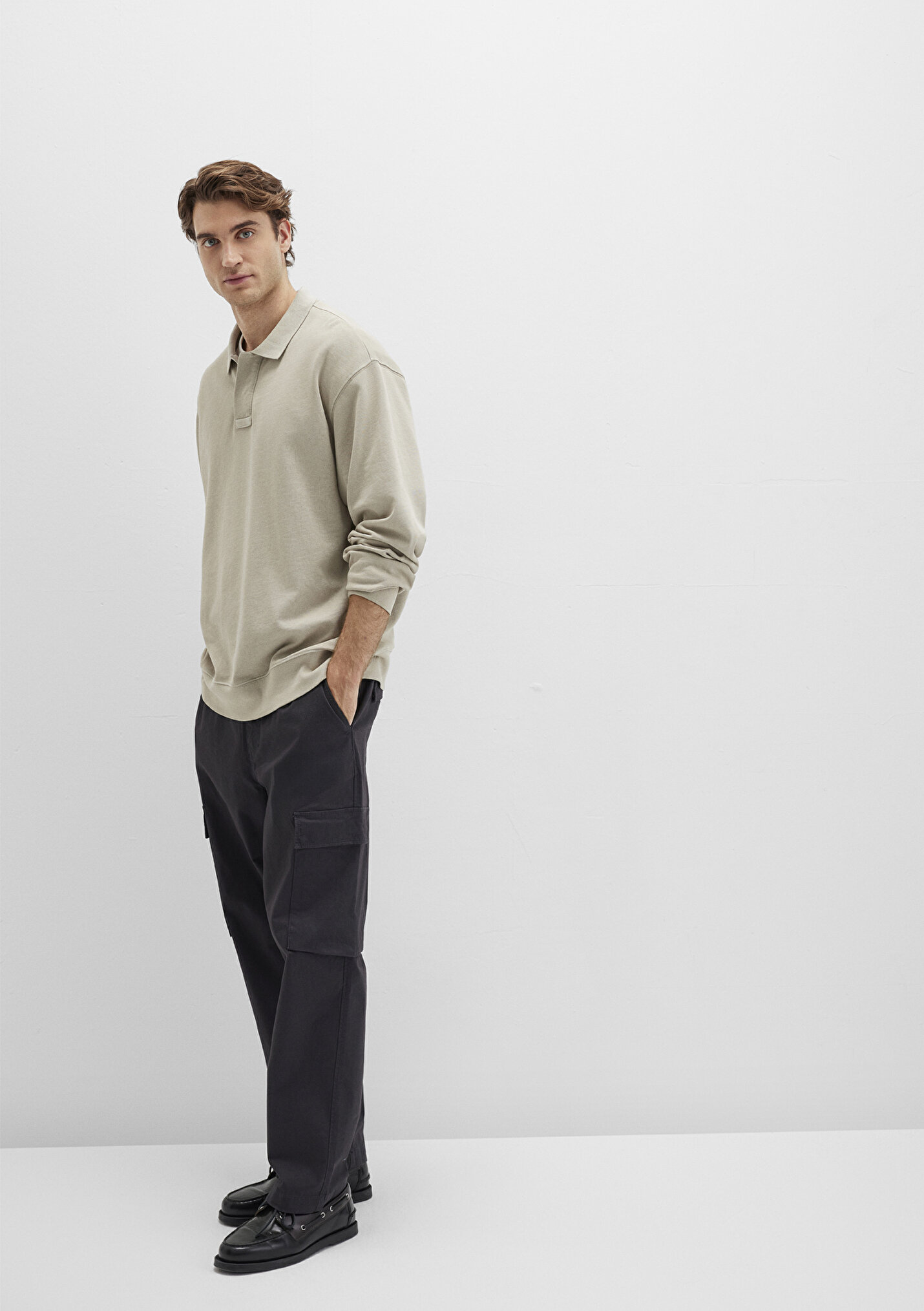 Outlet Erkek Antrasit Kargo Pantolon