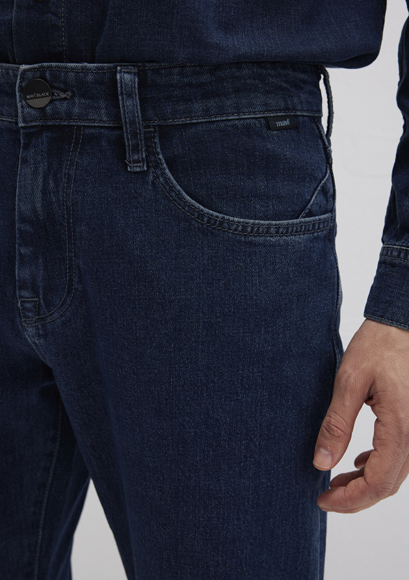 Outlet Erkek Martin Mavi Black Koyu Puslu Mavi Jean Pantolon