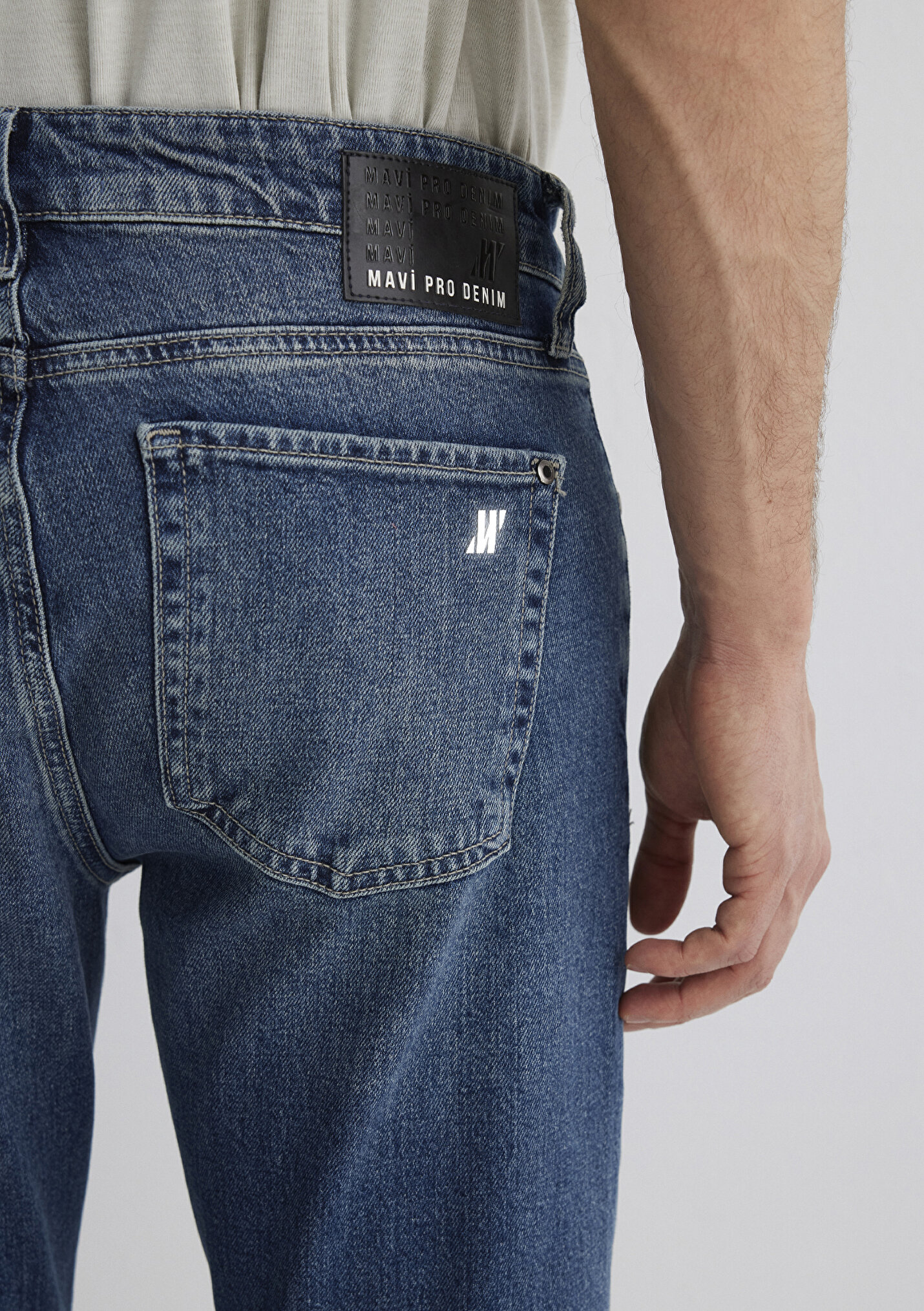 Outlet Erkek Milan Mavi Pro Vintage Koyu Mavi Jean Pantolon