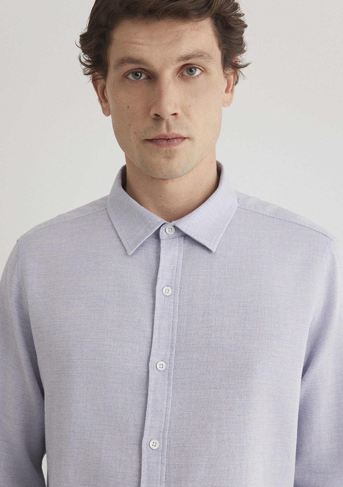 Outlet Erkek Mavi Gömlek