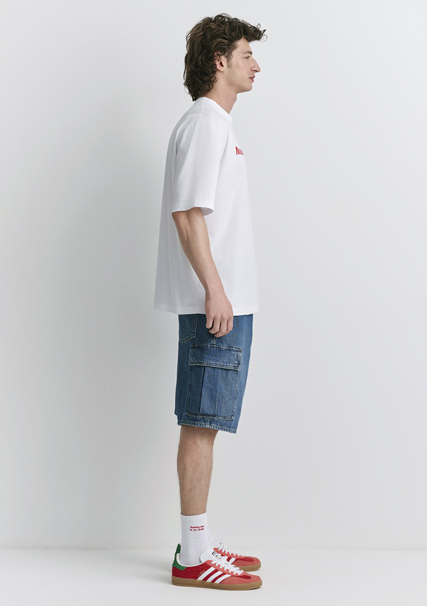 Outlet Erkek Master of Nothing Baskılı Beyaz Tişört