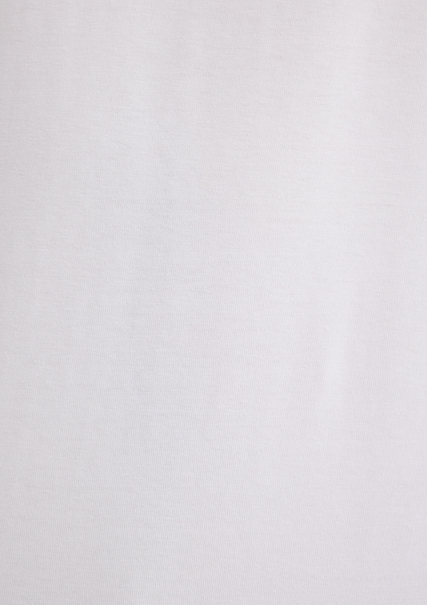 Stretch Beyaz Basic Tişört - Mavi