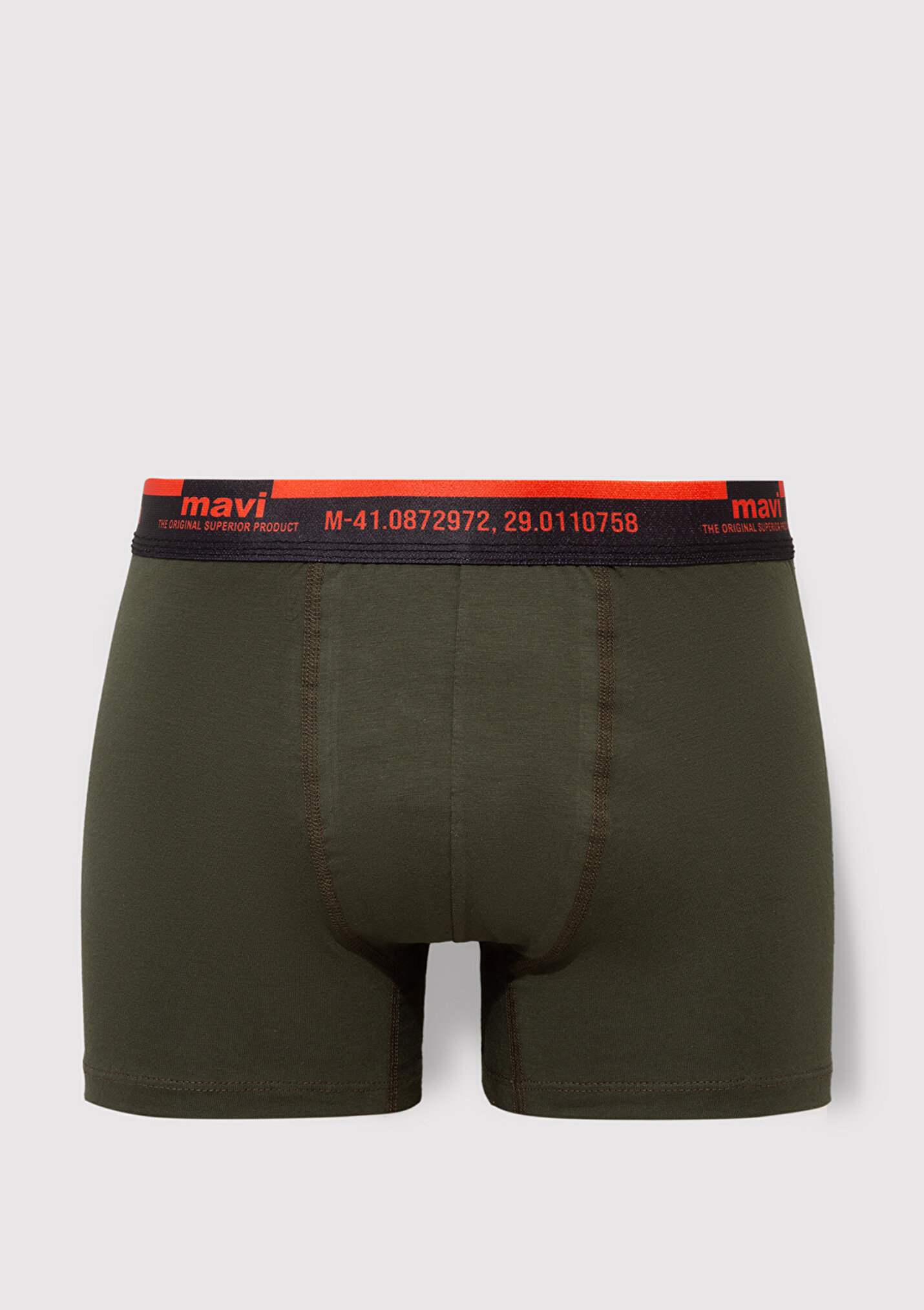 Outlet Erkek Haki Basic Boxer