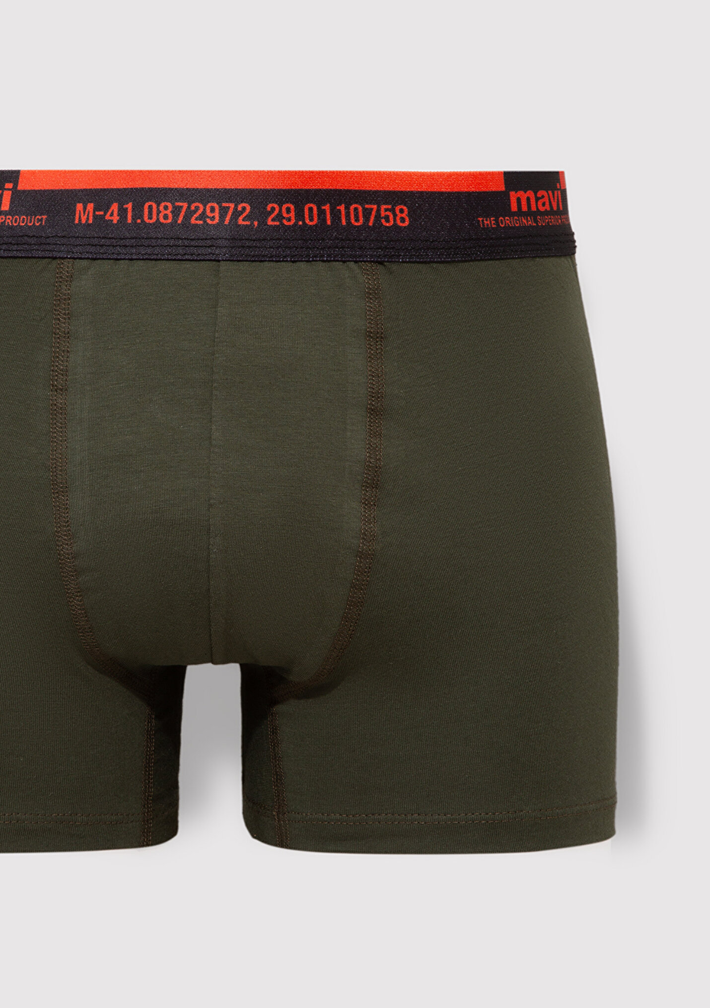 Outlet Erkek Haki Basic Boxer