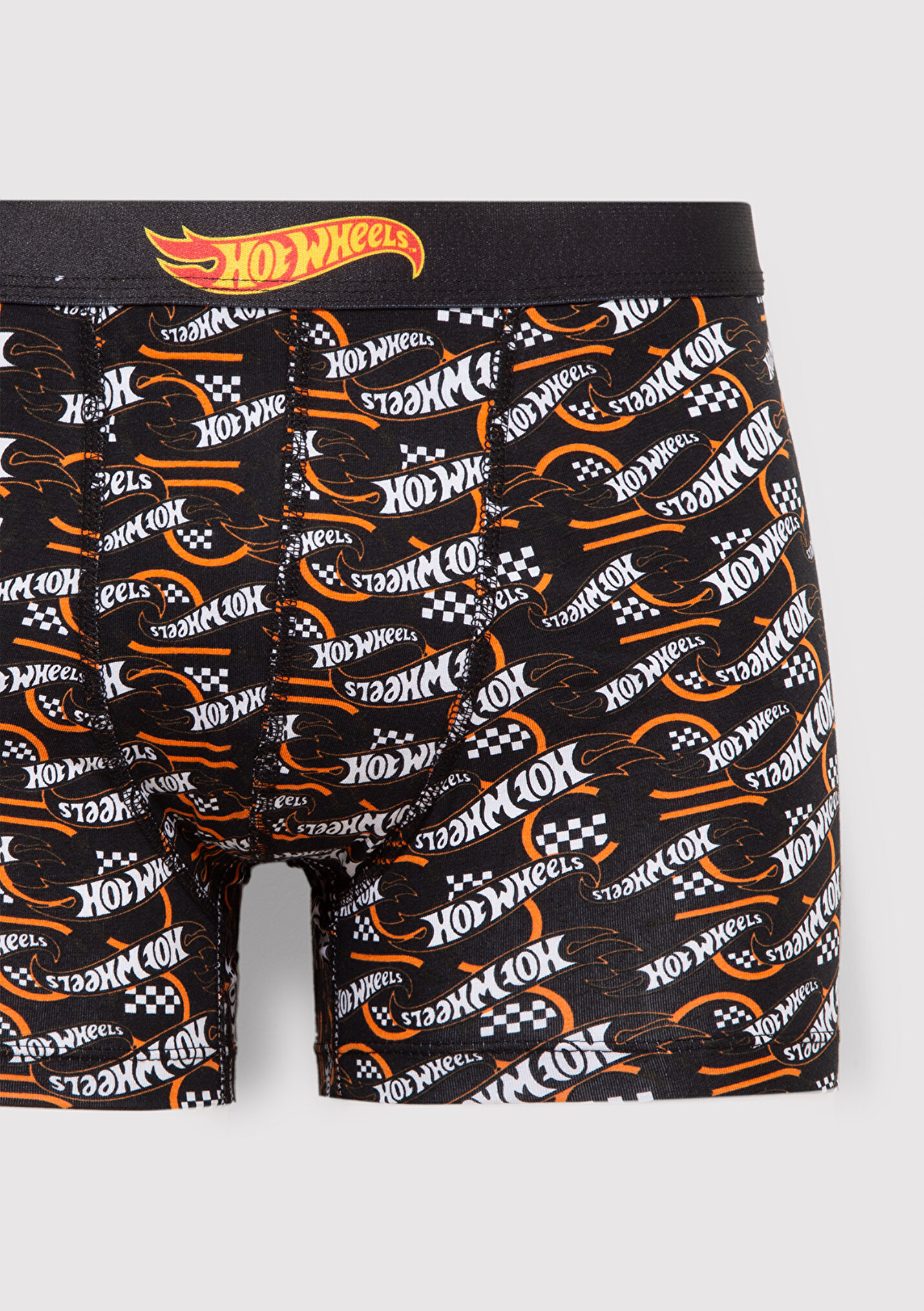 Outlet Erkek Baskılı Siyah Boxer