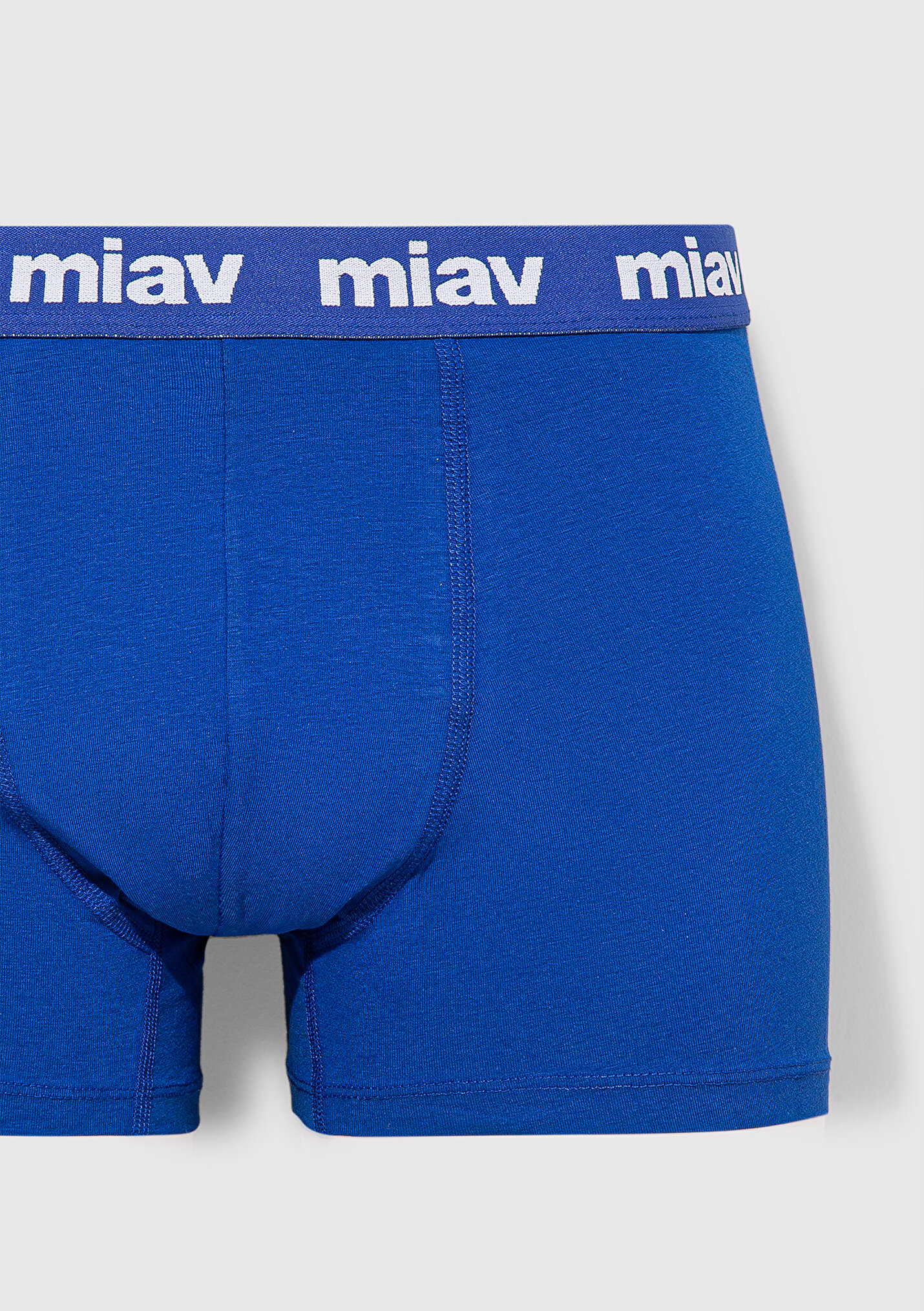 Miav Baskılı Mavi Boxer - Mavi