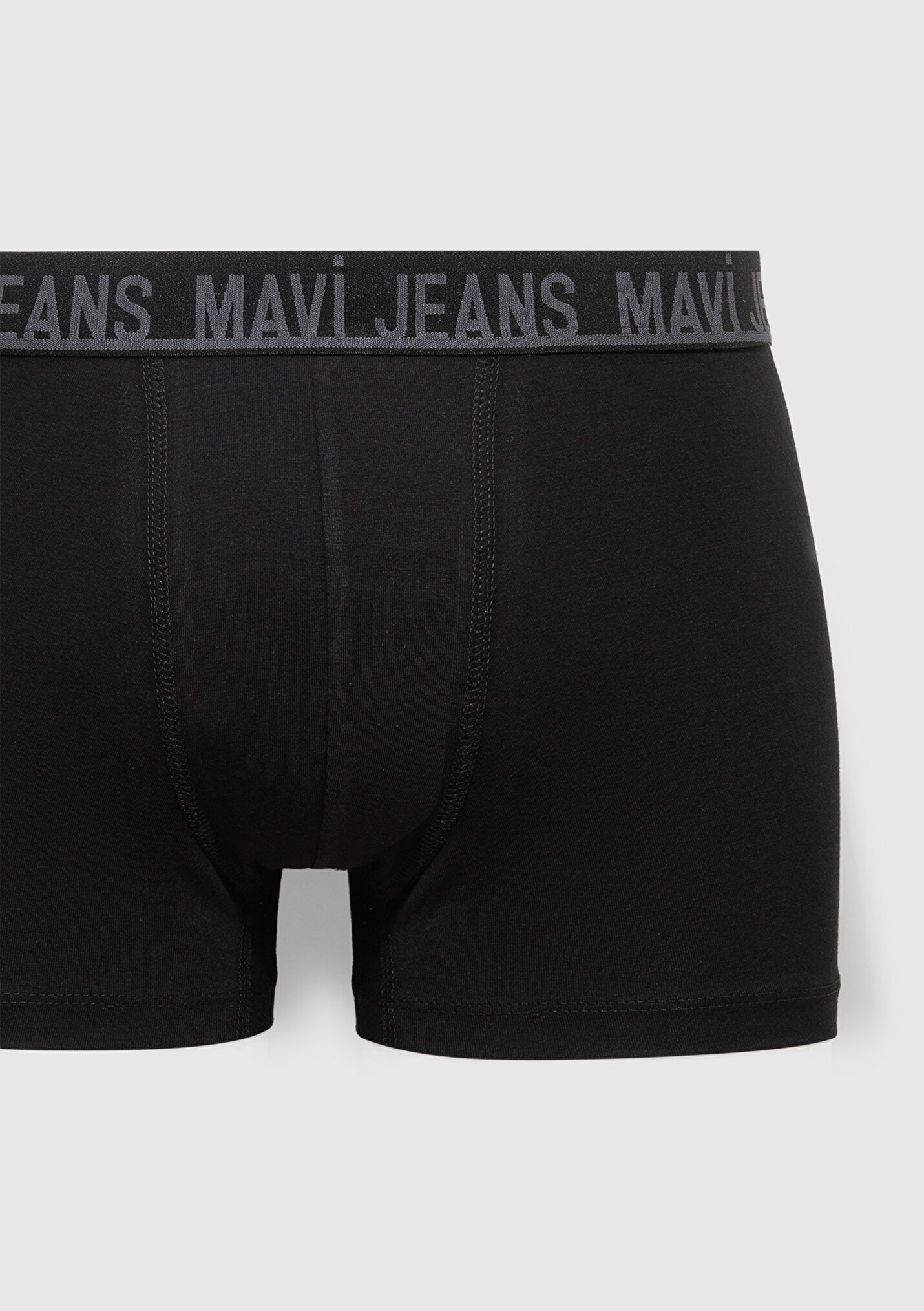 Siyah Basic Boxer - Mavi