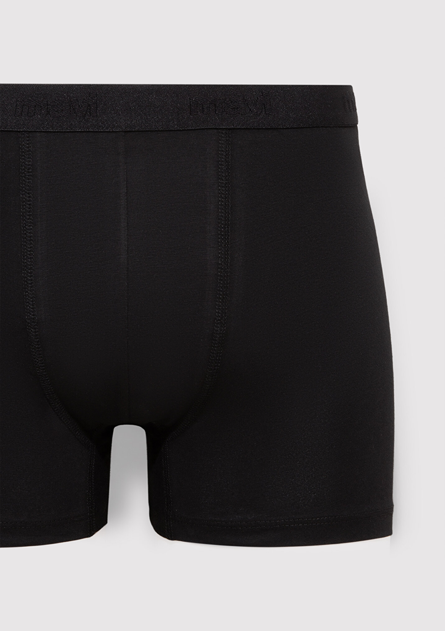 Erkek 3lü Siyah Basic Boxer