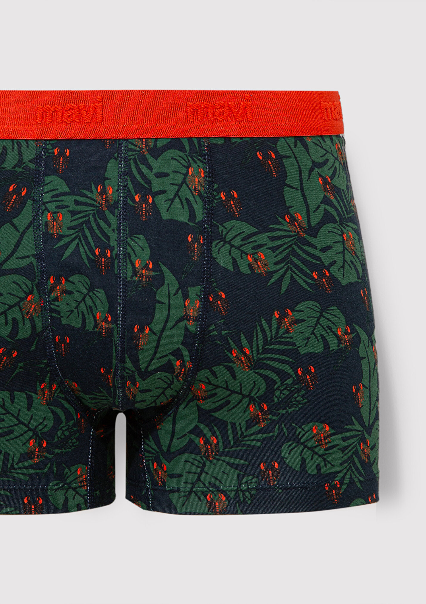 Erkek 3lü Akrep Baskılı Lacivert Boxer
