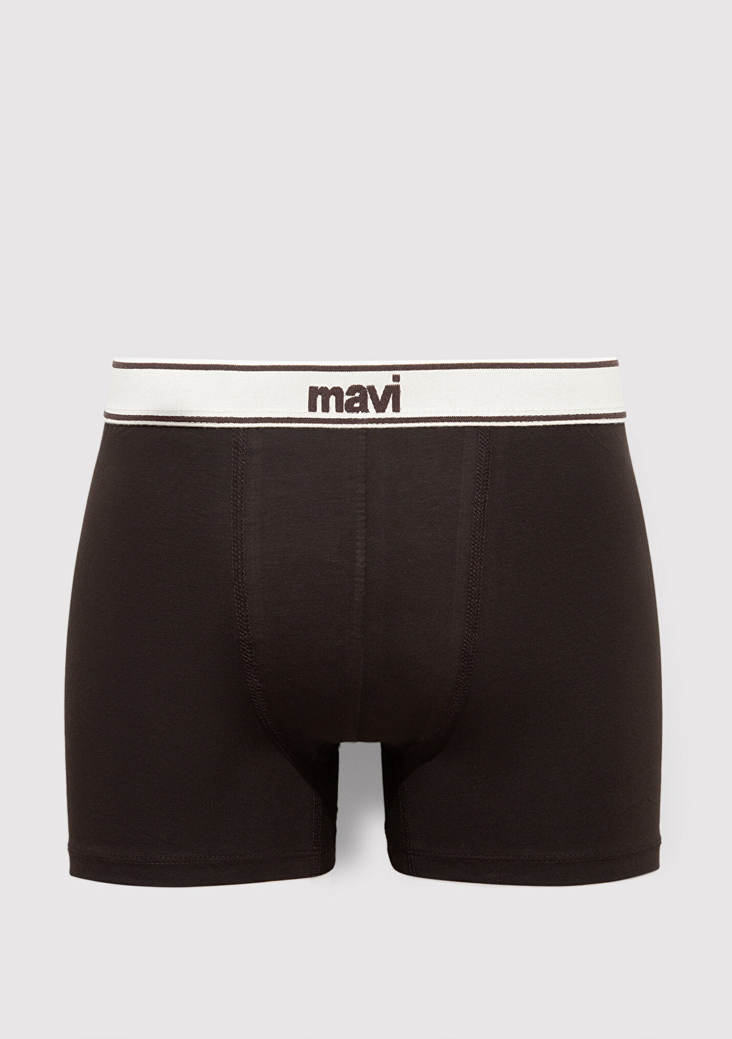 Erkek Kahverengi Basic Boxer