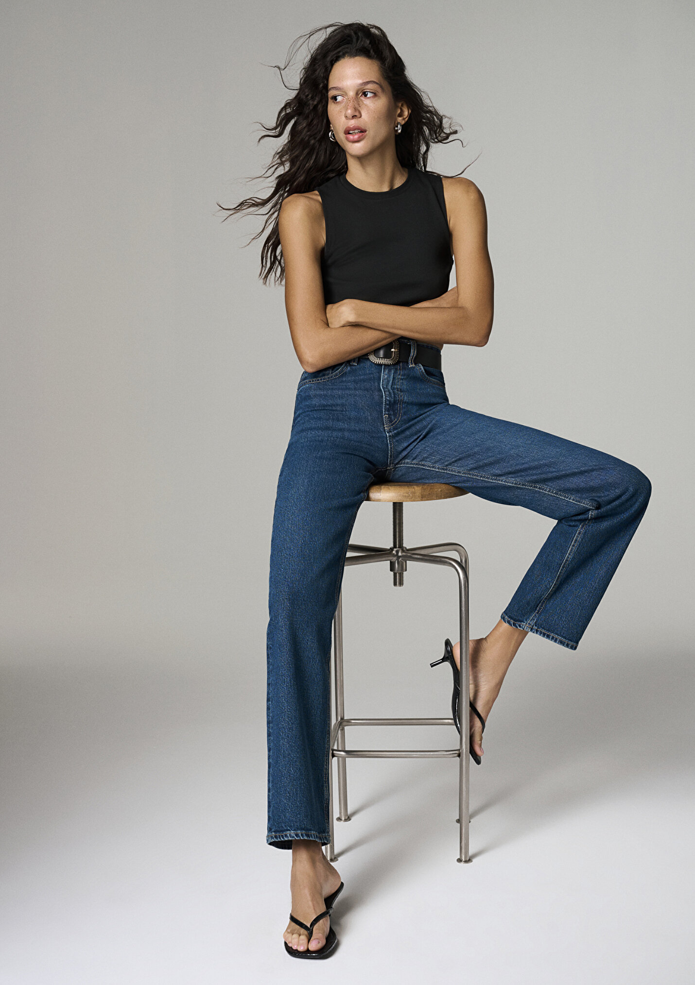Kadın Sky Classic Denim Koyu Mavi Jean Pantolon