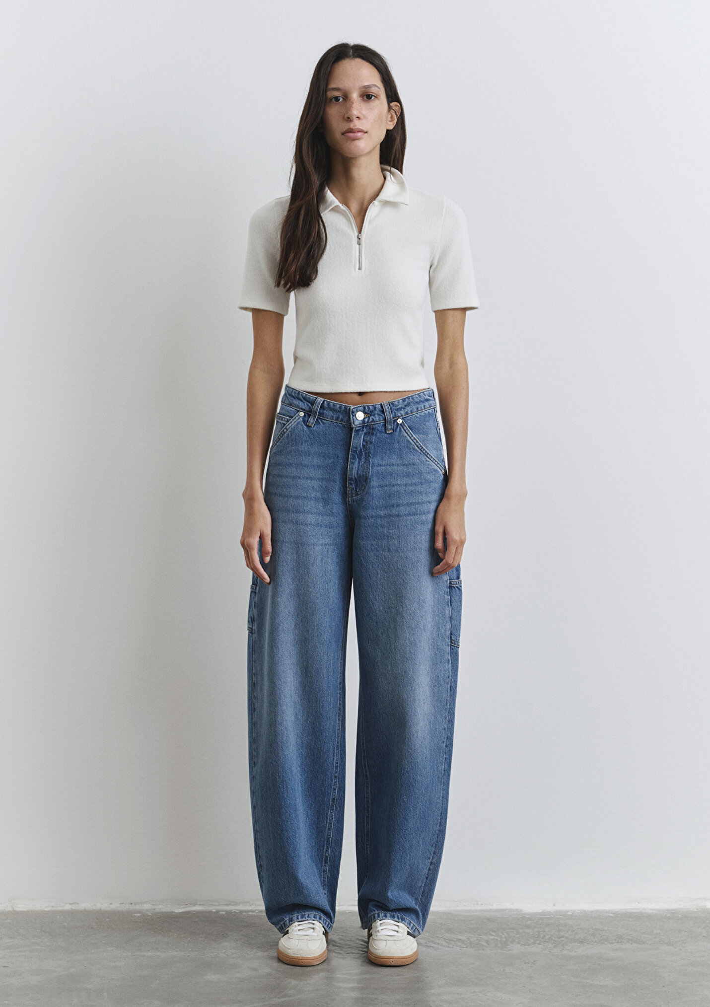 Outlet Kadın Berry Mavi Jeans Extra Puslu Indigo Mavisi Jean Pantolon