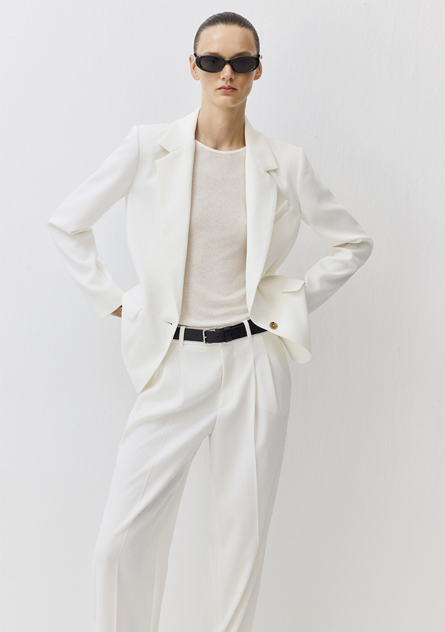 Outlet Kadın Ekru Blazer