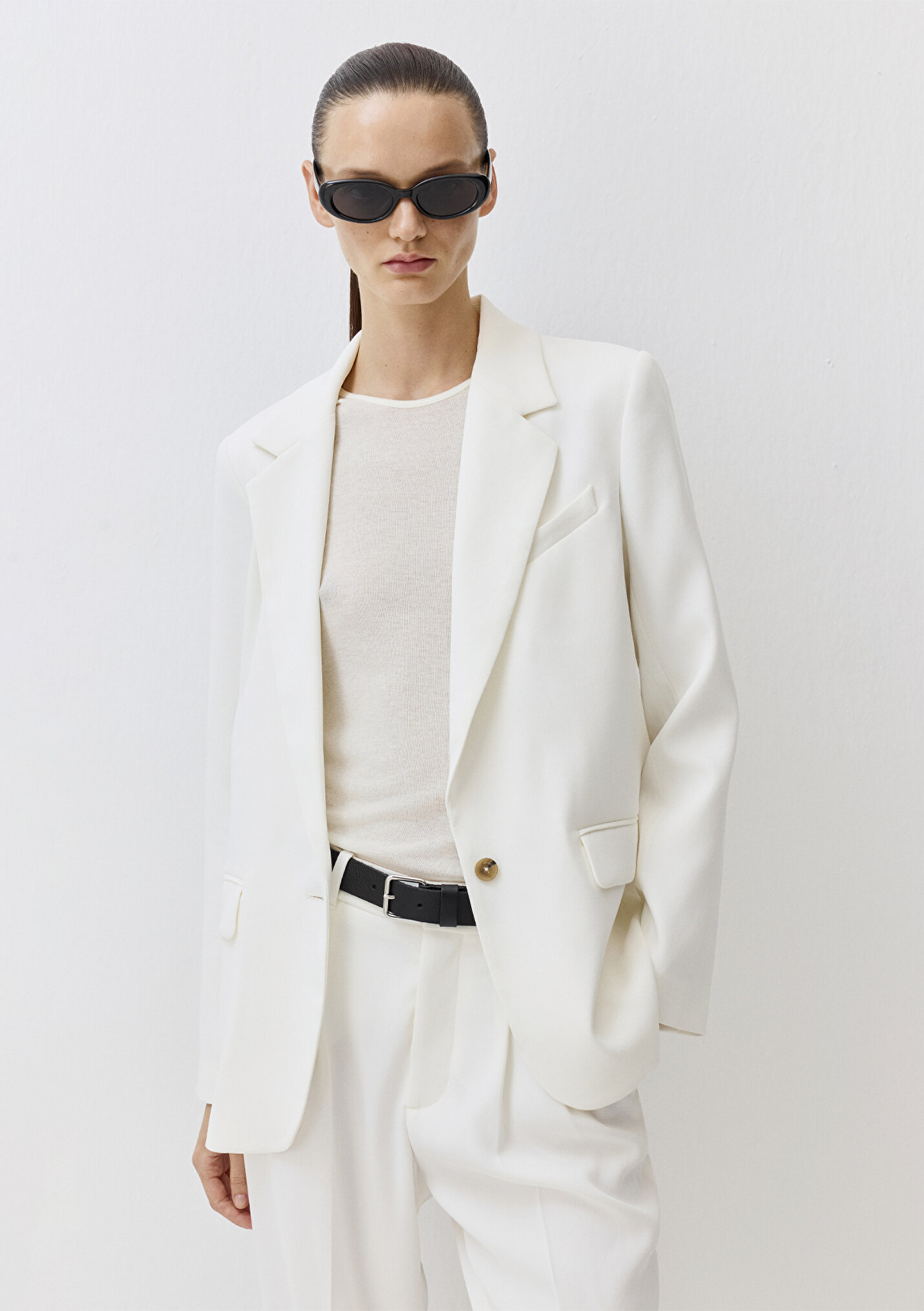 Outlet Kadın Ekru Blazer