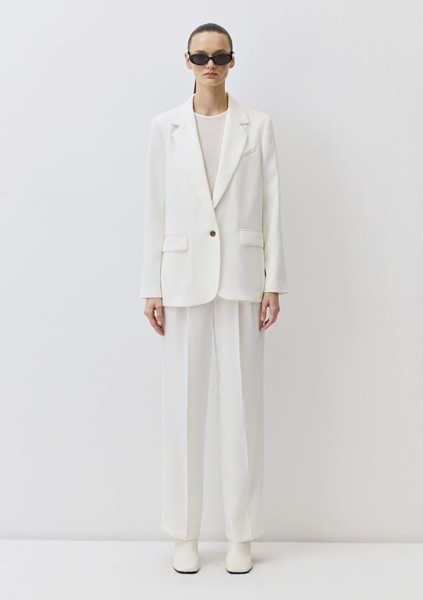 Outlet Kadın Ekru Blazer
