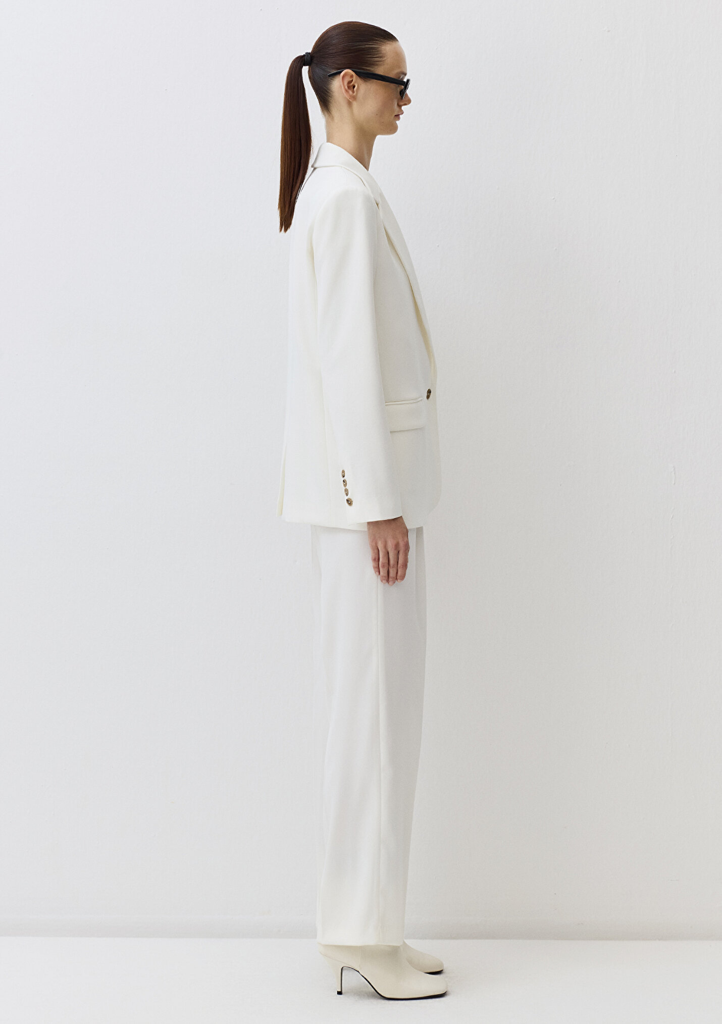 Outlet Kadın Ekru Blazer