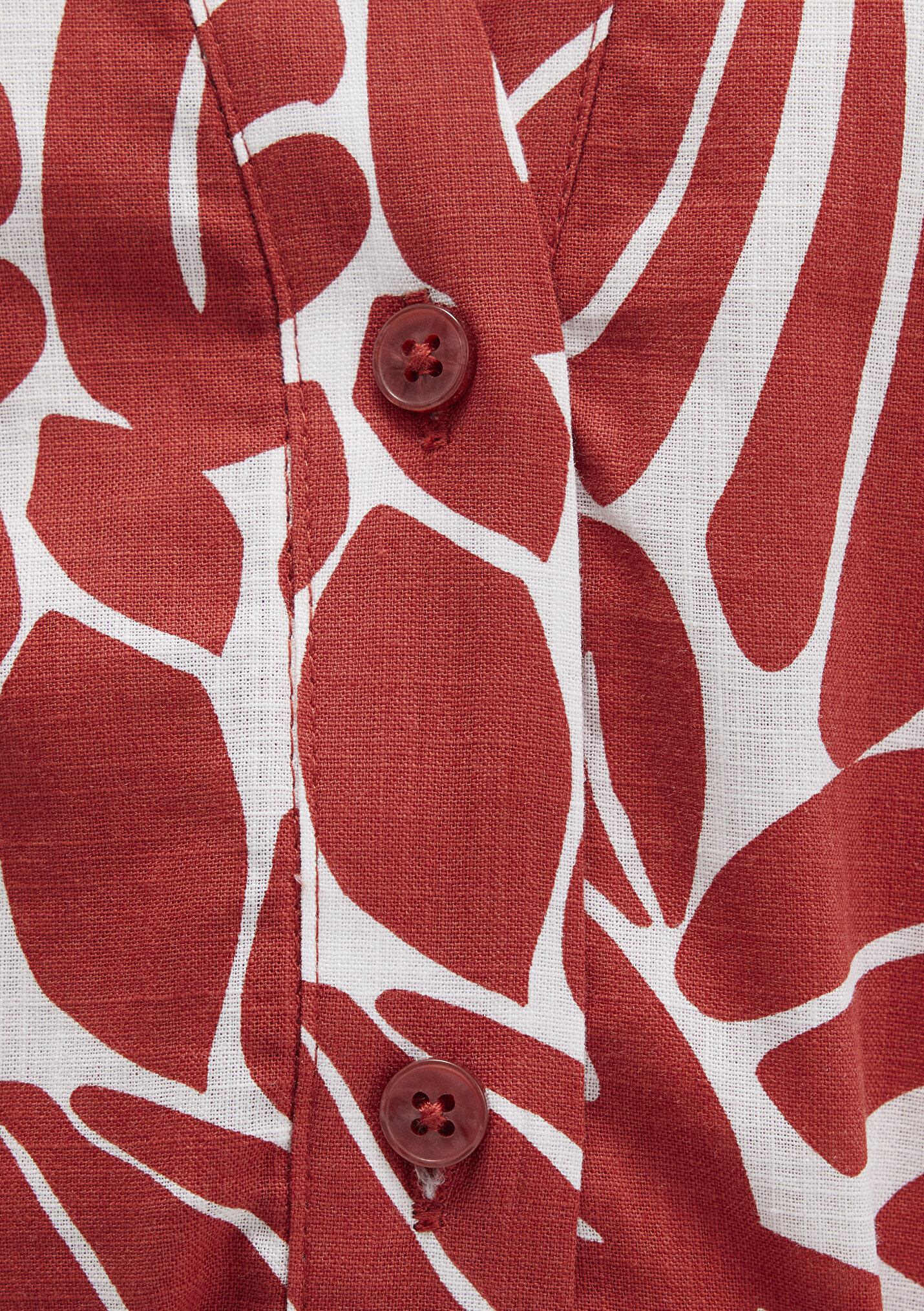 Kadın Baskılı Kırmızı Uzun Elbise