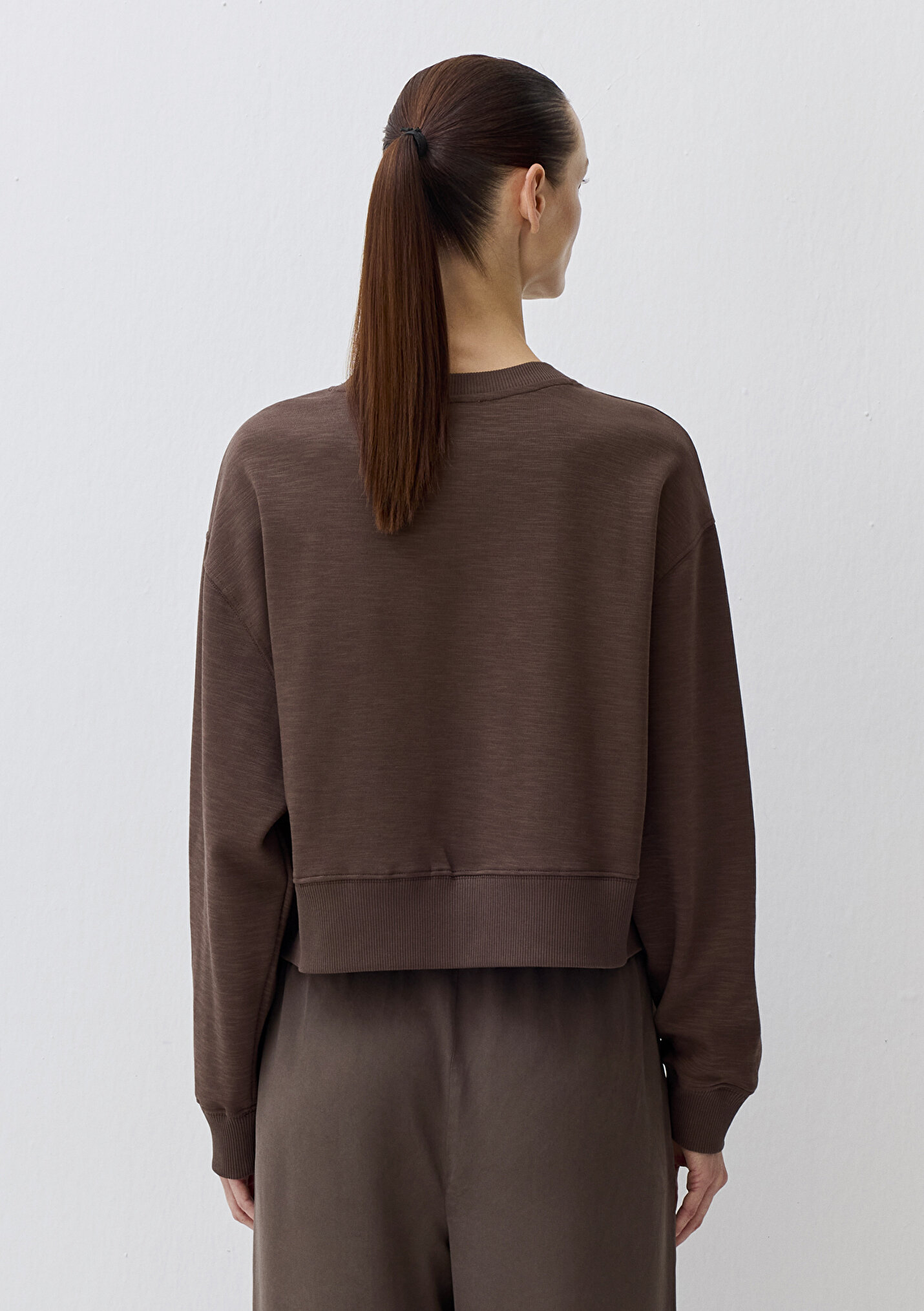Outlet Kadın Kahverengi Sweatshirt