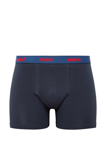 Lacivert Basic Boxer - Mavi