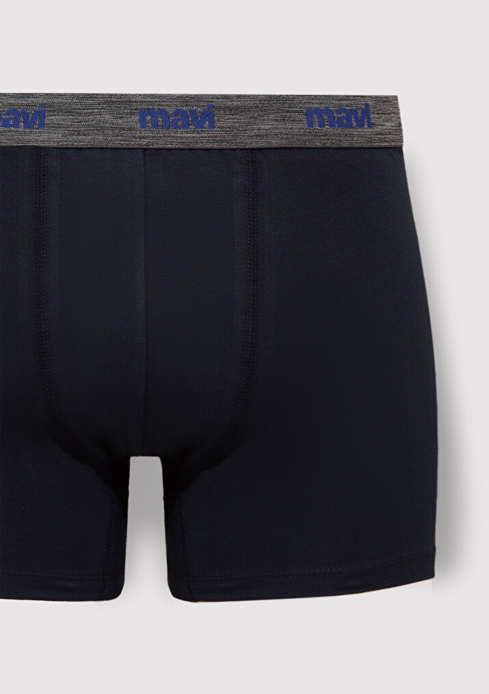 Lacivert Basic Boxer - Mavi
