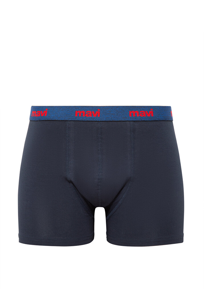 Lacivert Basic Boxer - Mavi