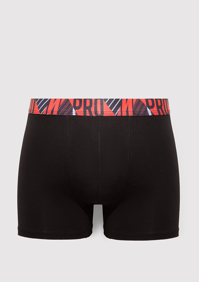 Erkek Mavi Pro Siyah Basic Boxer