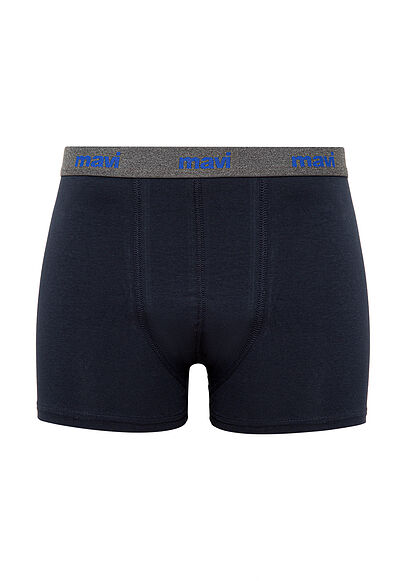 Lacivert Basic Boxer - Mavi