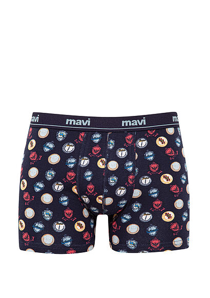 Erkek Basic Boxer Modelleri - Mavi