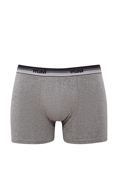 3lü Basic Boxer - Mavi