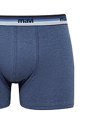 3lü Basic Boxer - Mavi