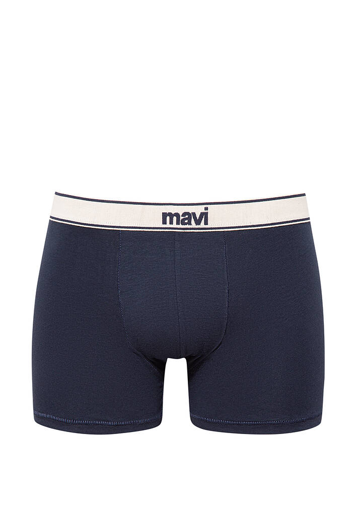 Lacivert Basic Boxer - Mavi